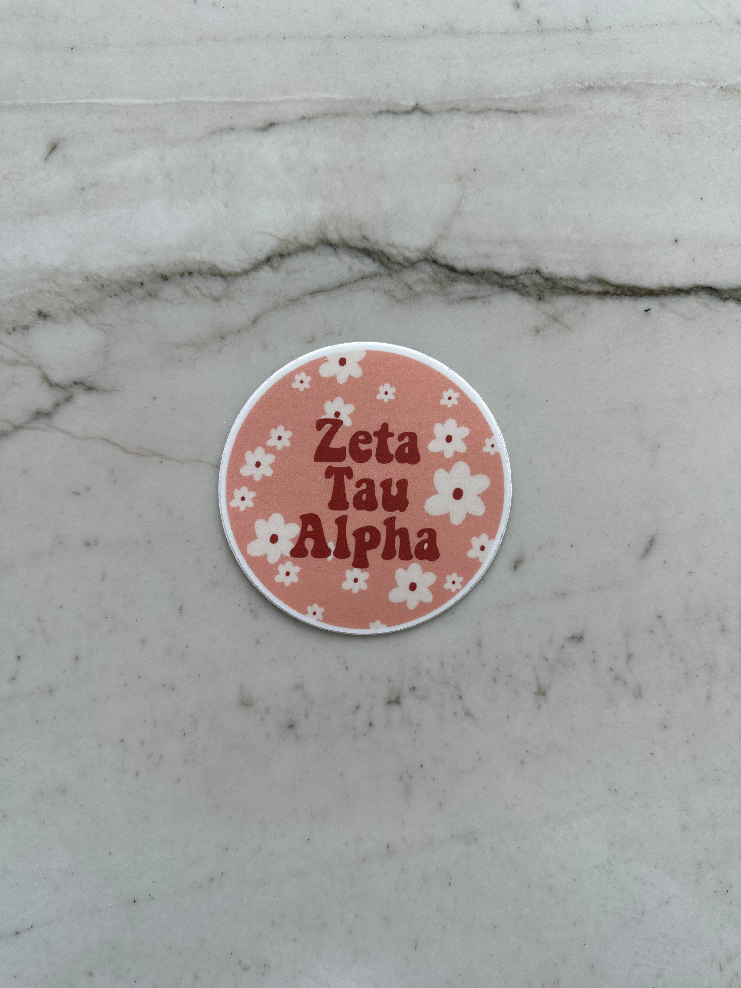Zeta Tau Alpha Daisy Sticker – Crown & Co.