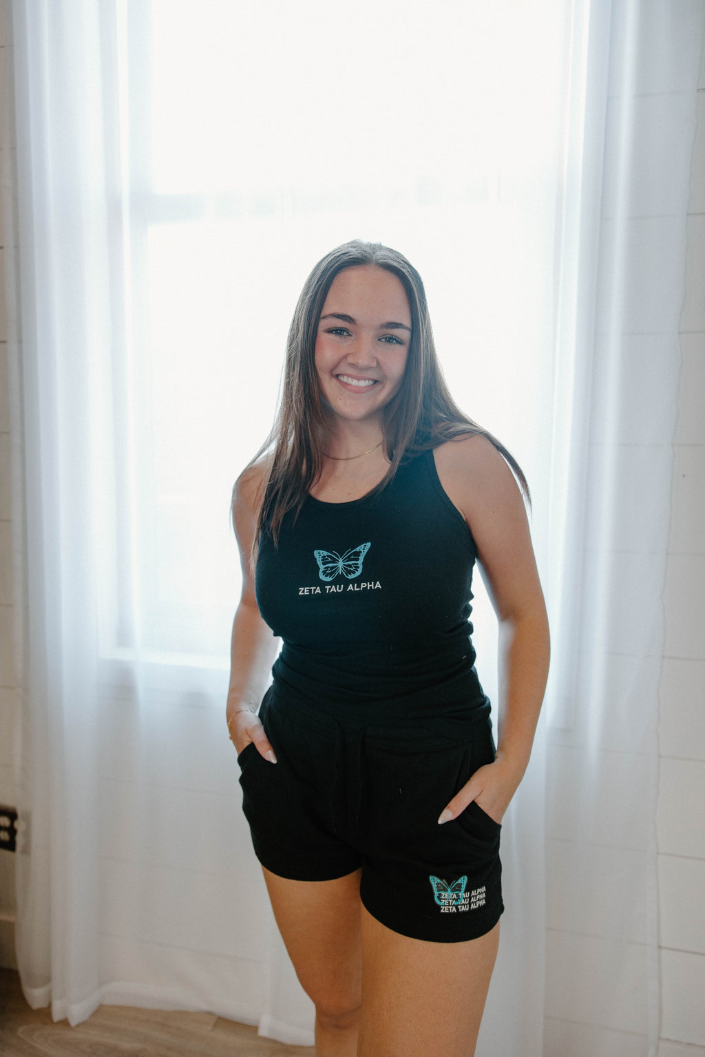 Zeta Tau Alpha Butterfly Tank – Crown & Co.