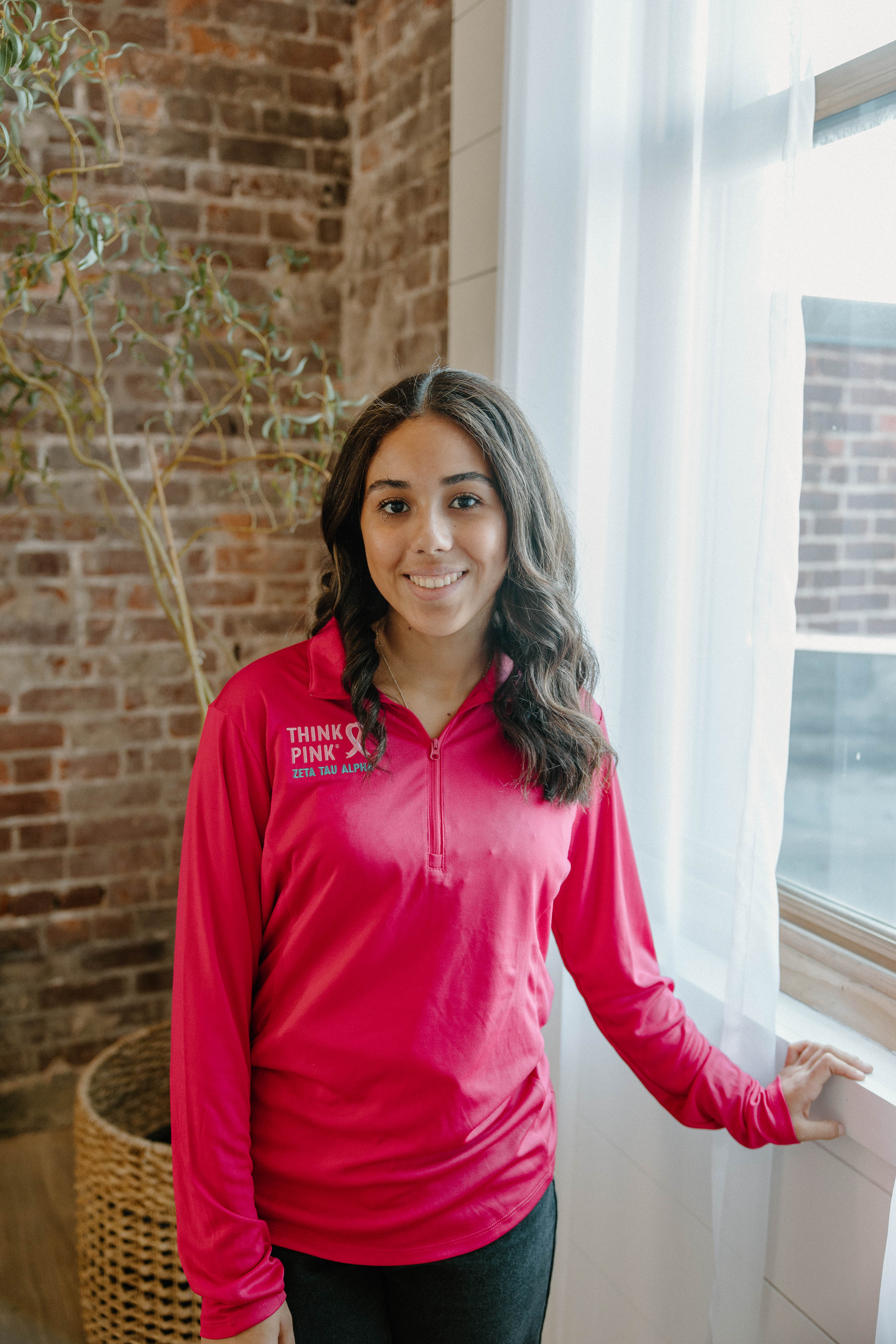 Zeta Tau Alpha Think Pink® Athletic Quarterzip – Crown & Co.