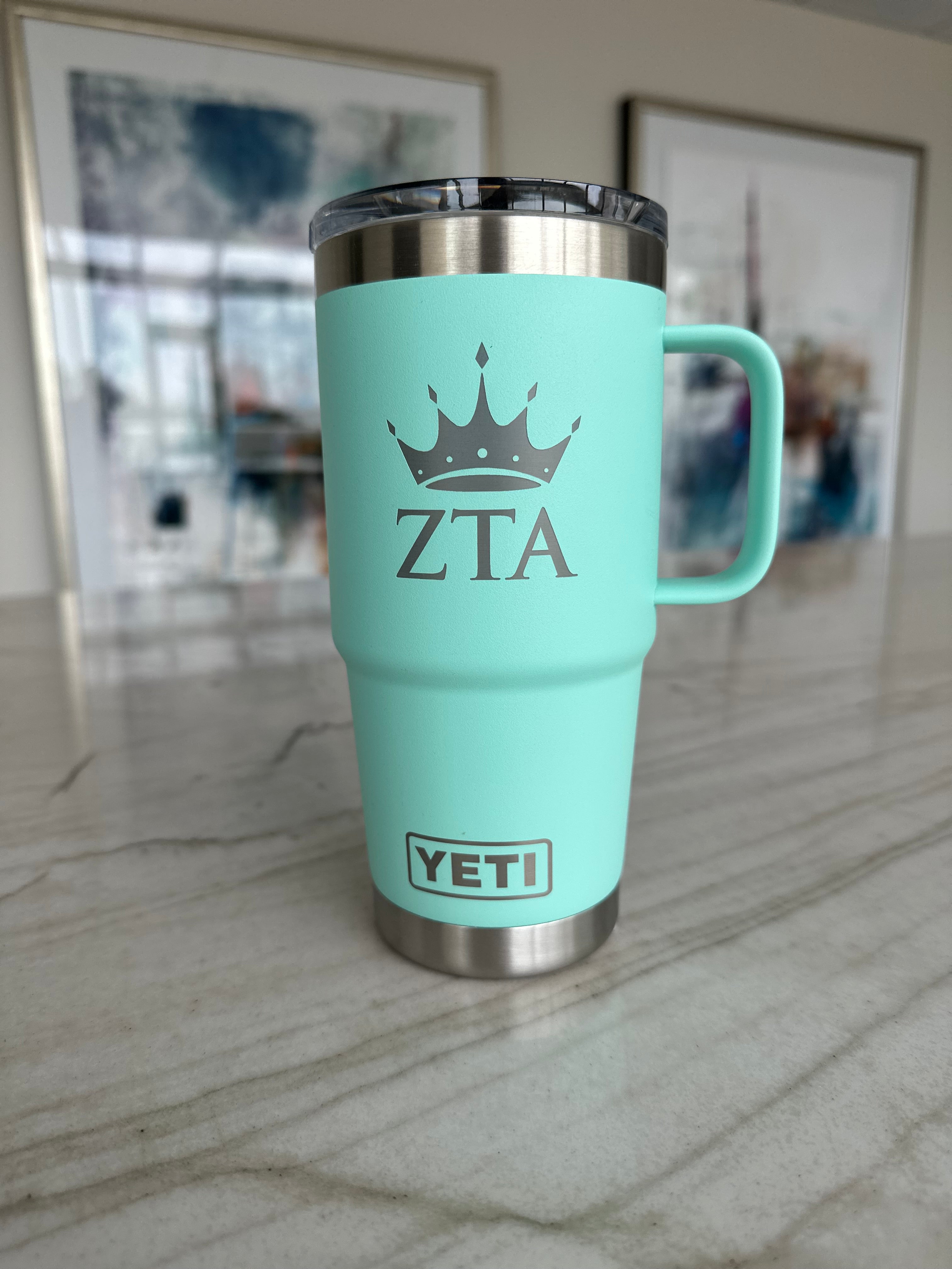 ZTA Engraved Yeti® Tumbler – Crown & Co.
